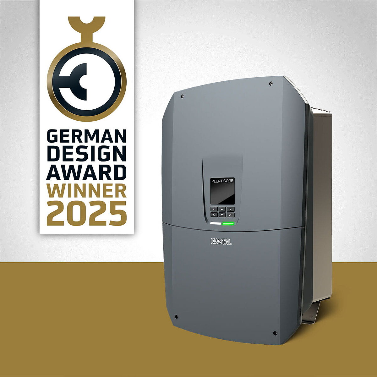 KOSTAL PLENTICORE G3 vinner German Design Award 2025 • Kostal Solar ...